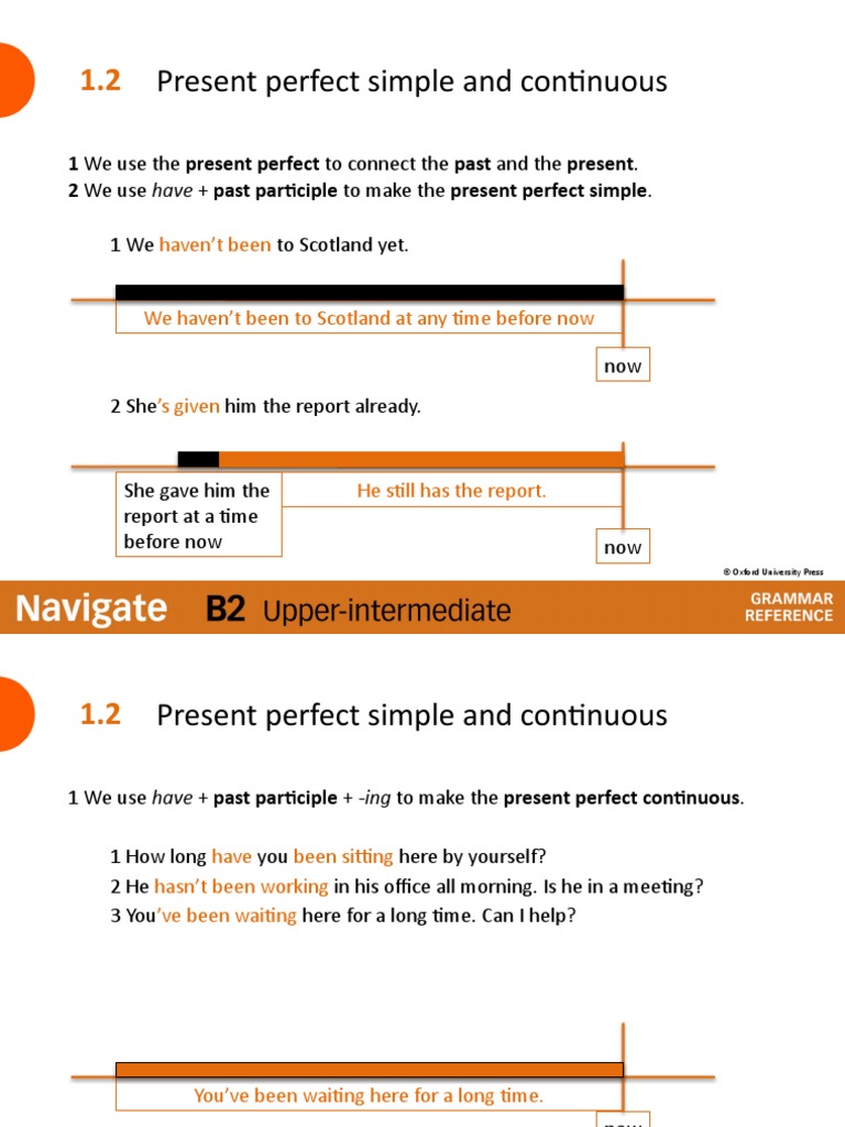 Present Perfect Simple and Continuous | PDF | Linguistics | Grammar