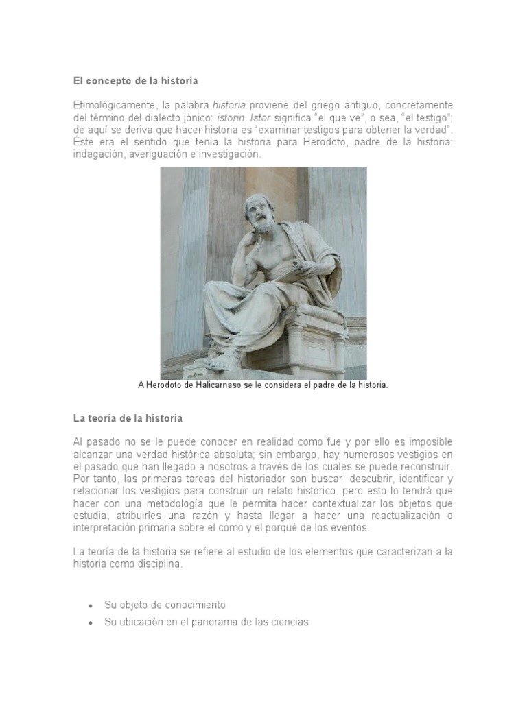 El Concepto de La Historia | PDF | Historiografía | Sociología