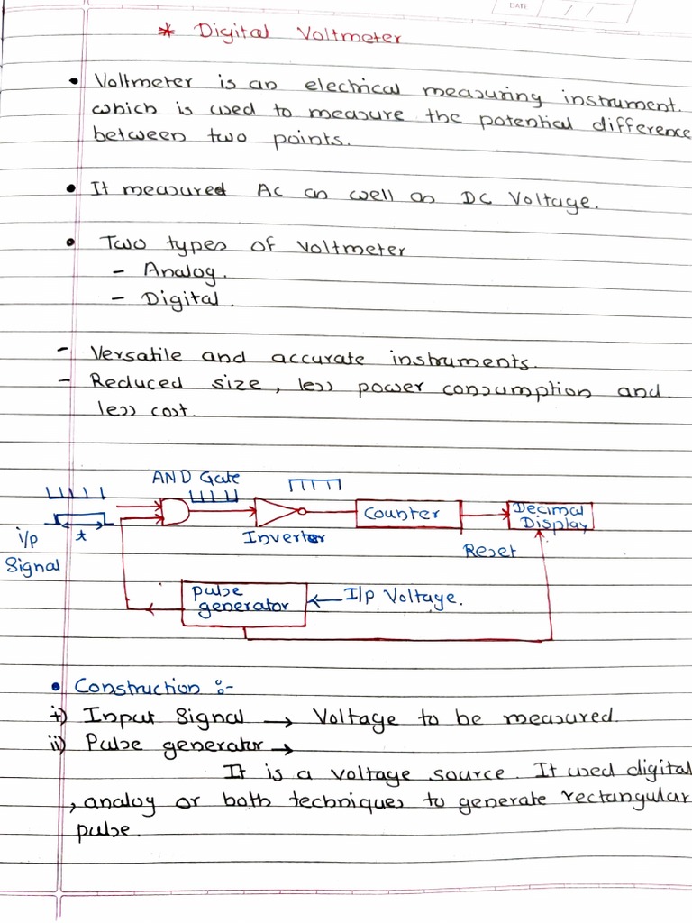 Digital Voltmeter | PDF | Analogue Electronics | Digital Signal