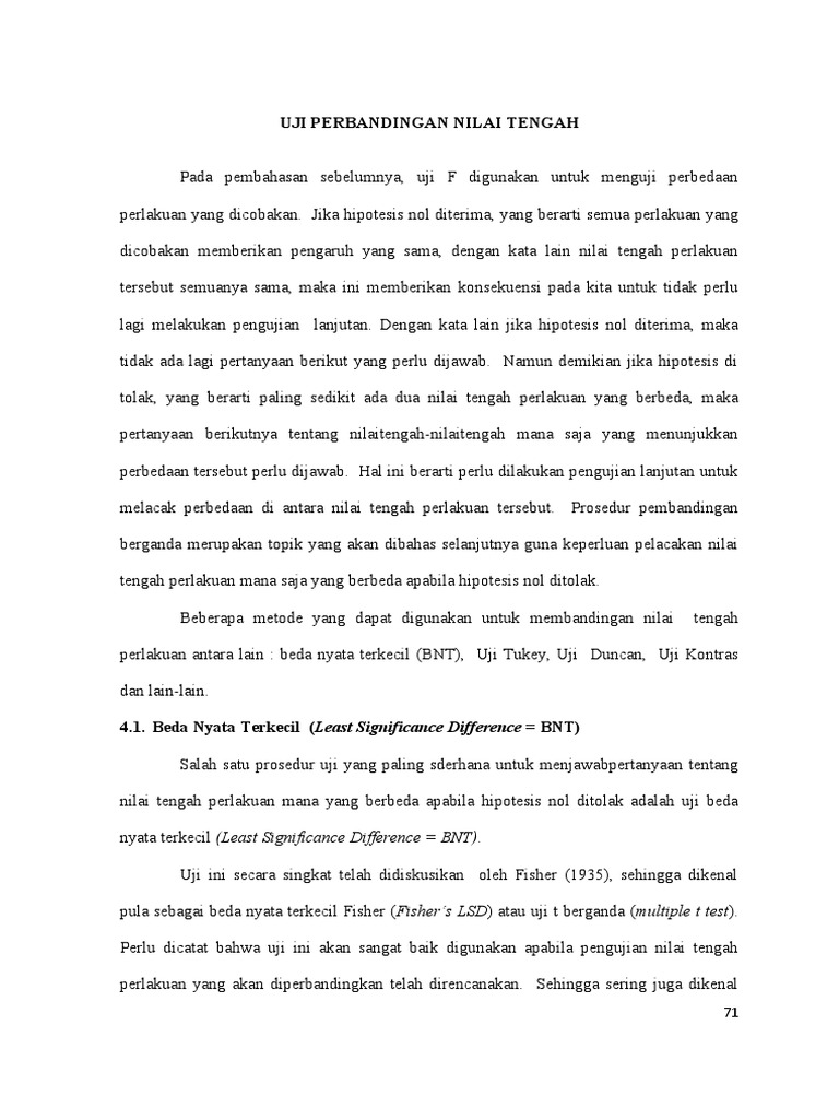 8b. UJI LANJUT BNT-DMRT | PDF