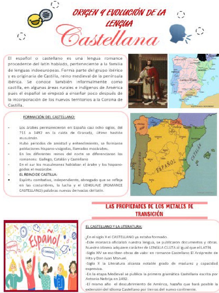 El Origen y La Evolución Del Castellano | PDF | Lengua española | latín