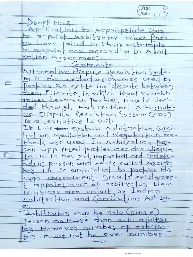 Draft No 3 Adr Journal | PDF