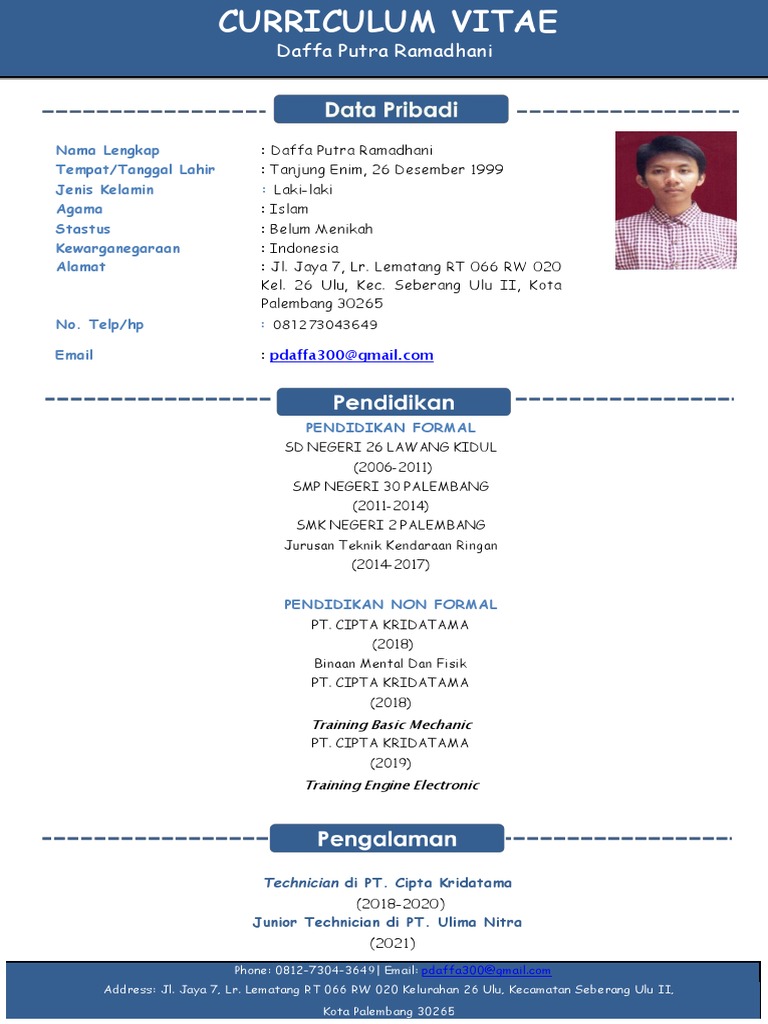 Contoh CV | PDF