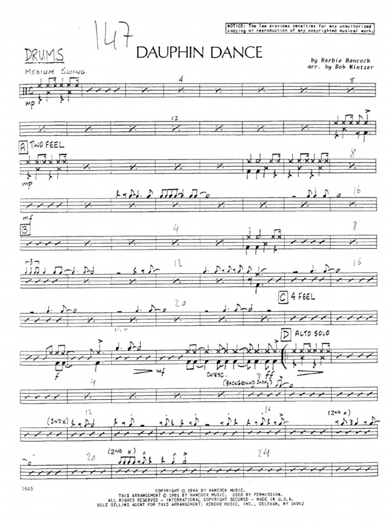 Dolphin Dance - Drums | PDF