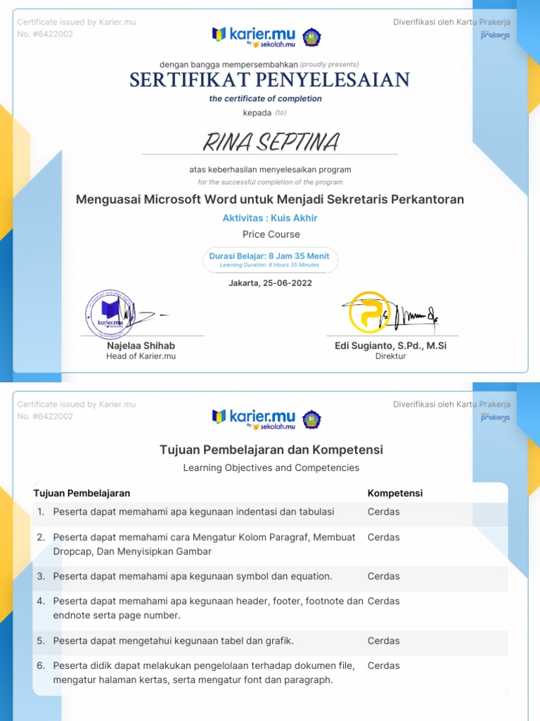 Sertifikat Pdf