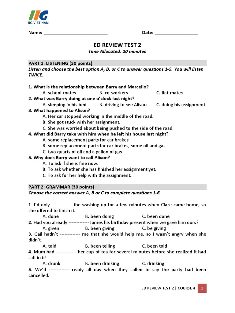 2 - ED Review Test 2 | PDF