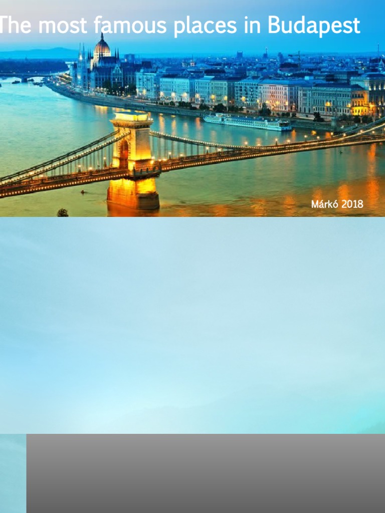 The Most Famous Places in Budapest | PDF