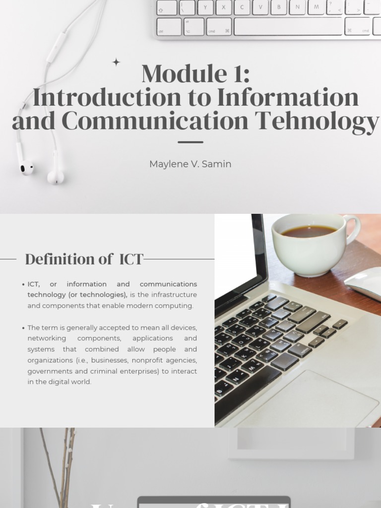 Introduction to ICT and Its Impact | PDF | Information And ...