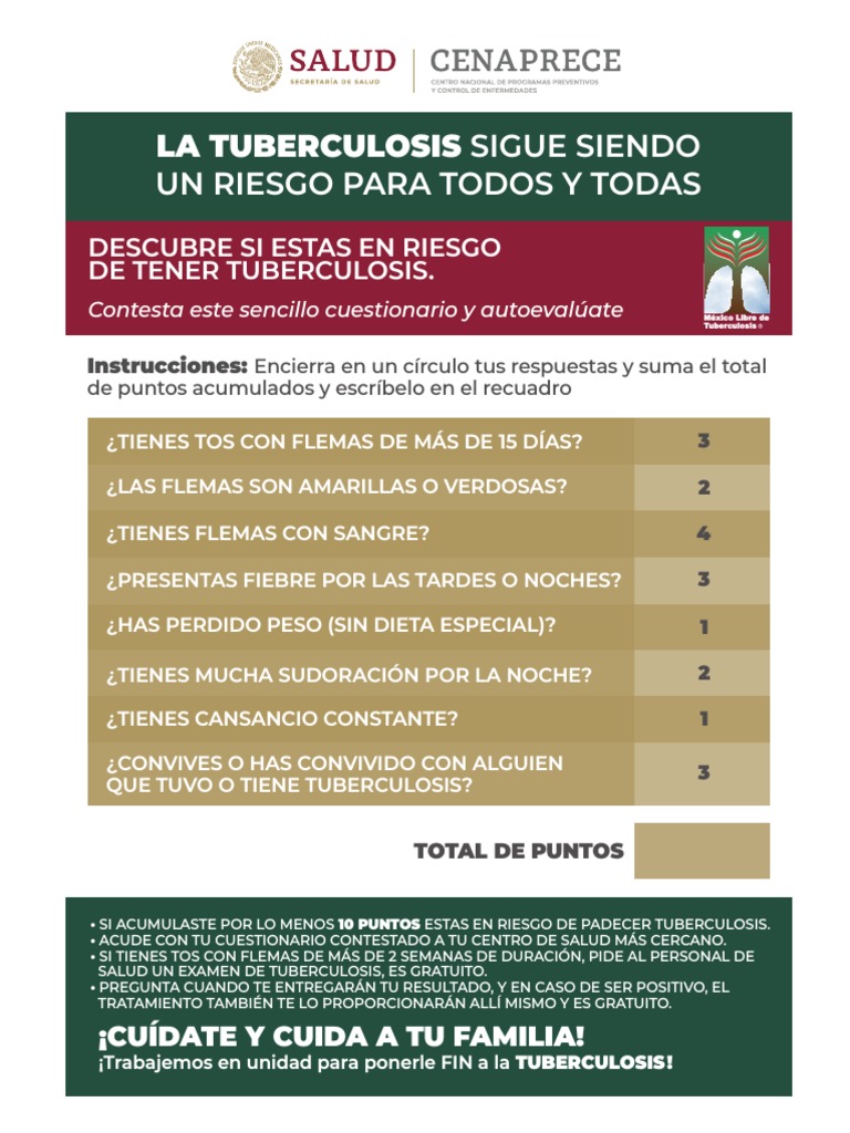 Un Riesgo para Todos Y Todas: La Tuberculosis Sigue Siendo | PDF ...