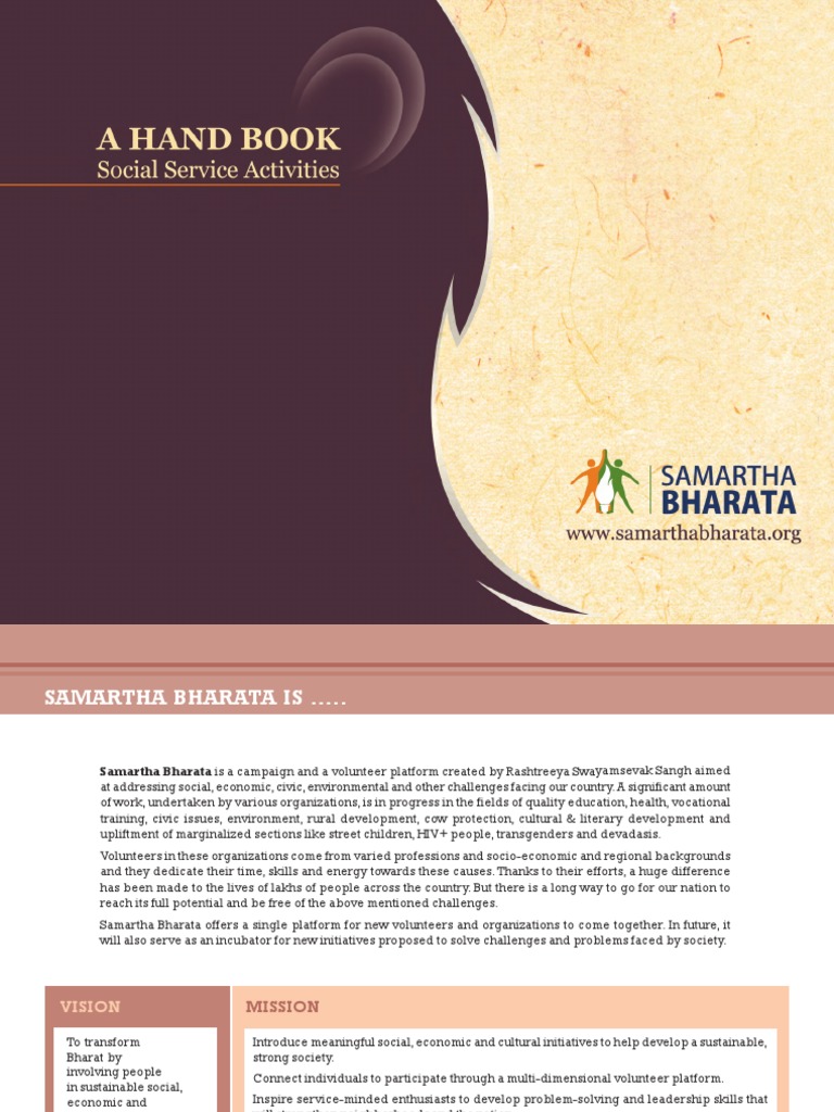 Samartha Bharata HANDBOOK | PDF | Agriculture | Surgery