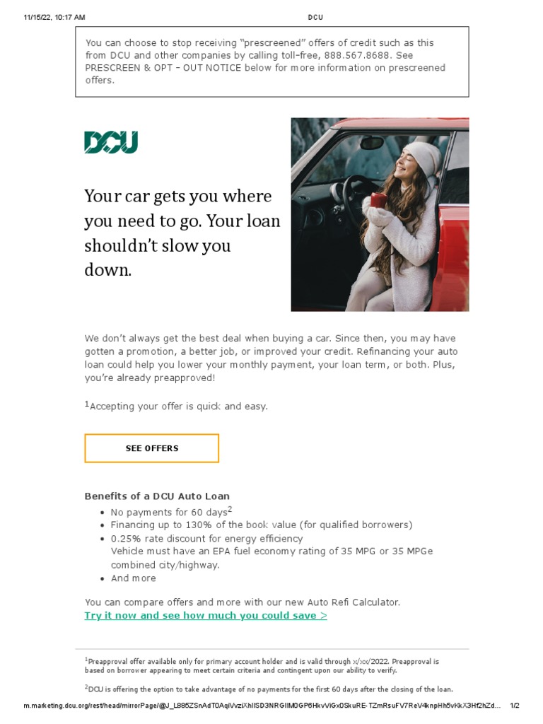 Auto Refi Email 1 | Download Free PDF | Refinancing | Personal Finance