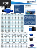 Water Tank Capacity Measurements Guide | PDF