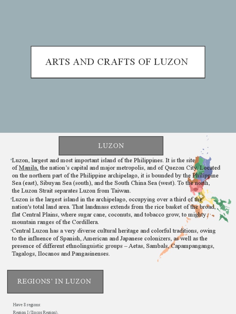 Arts and Crafts of Luzon Overview | PDF | Luzon