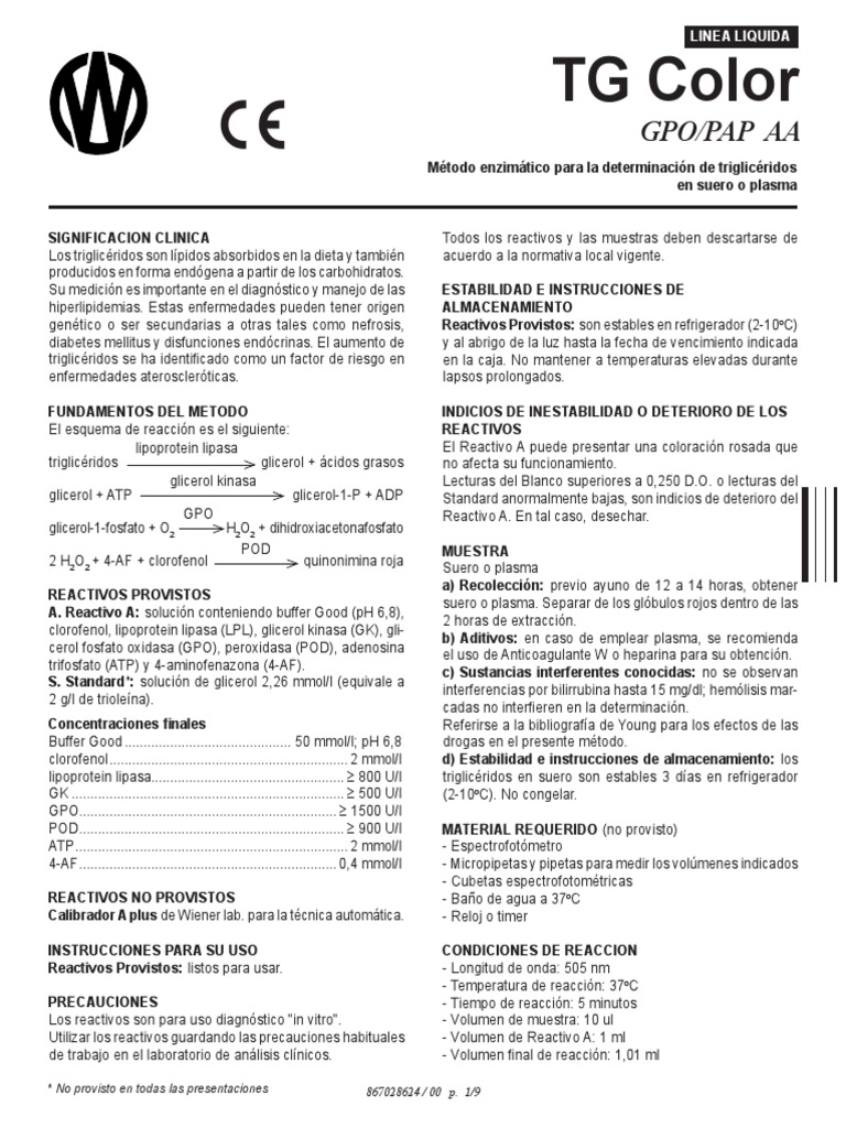 TG - Color - Gpo - Pap - Aa - Liquida - SP Winwe | PDF | Química ...