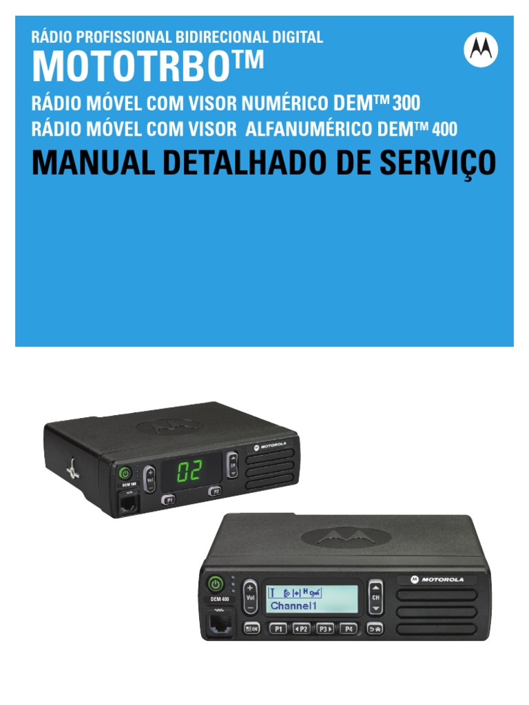 68009631001-A-MOTOTRBO LACR DEM300 DEM400 Detailed Service Manual ...