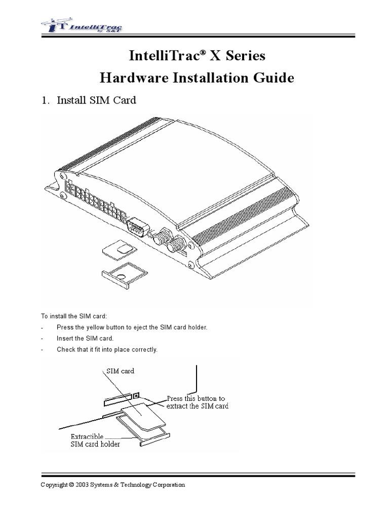 Intellitrac x8 Series Hardware Installation | PDF | Electrical ...