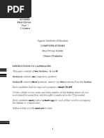 S4 Ict Paper 2 Practical Examination 2024 | PDF | Computer File | Computing