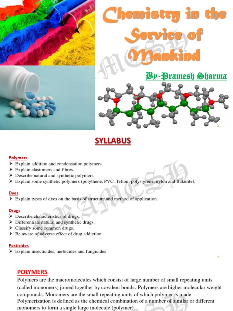 Chemistry Insights by Pramesh Sharma | PDF | Polymers | Dye