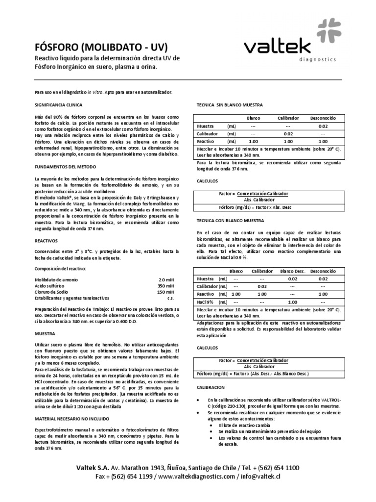 Fósforo UV. Inserto | PDF | Fósforo | Ultravioleta