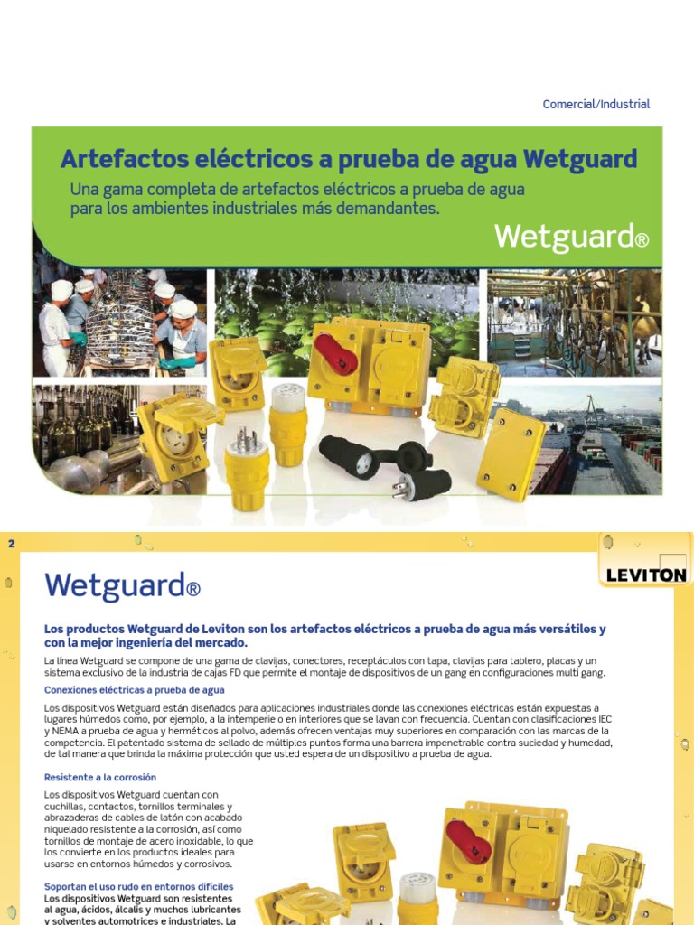 Leviton Wetguard 2015 | PDF | Tornillo | Agua