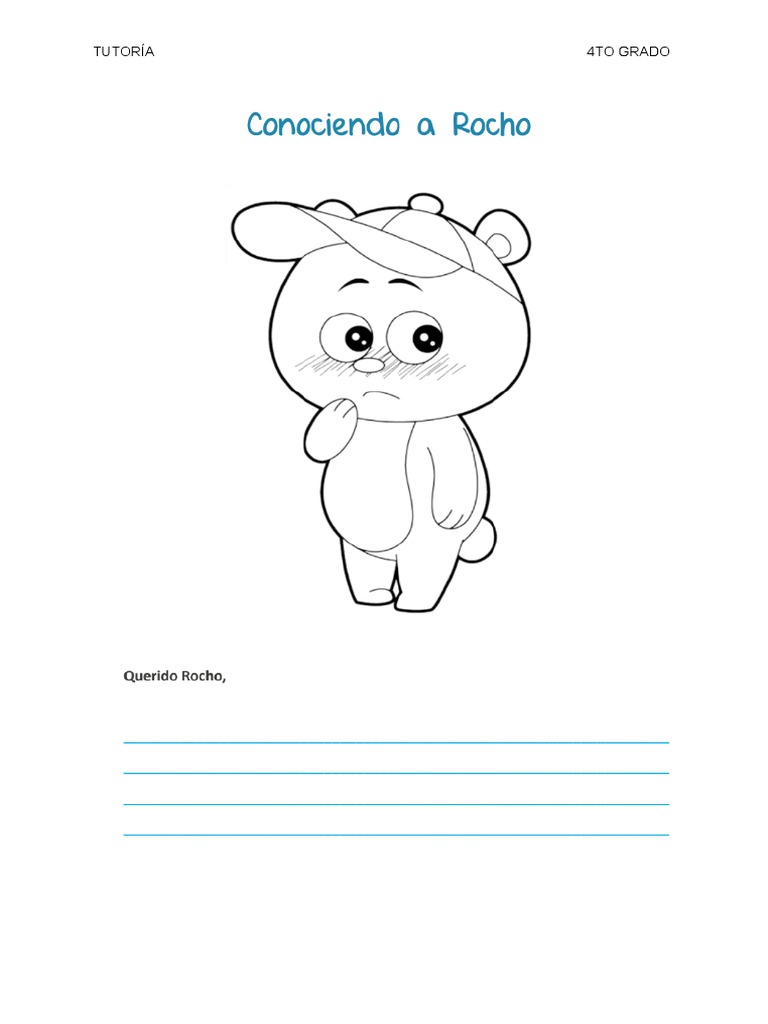 Ficha Rosho El Oso Rochoso Tut02 | PDF
