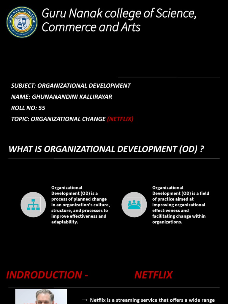 Organizational Change at Netflix | PDF | Netflix | Streaming Media