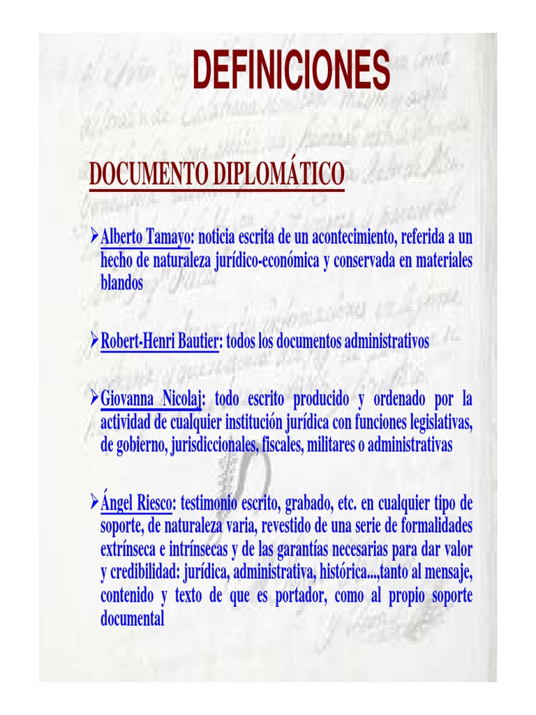 Diplomática Concepto y Evolución Junio 2014 1 85 10 | PDF