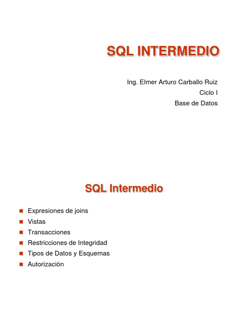Clase 2 Unidad 2 | PDF | SQL | Software de gestión de datos