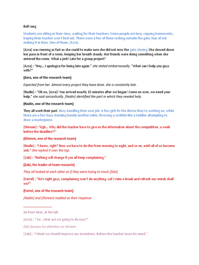 (Azra, One of The Research Team) : Expected From Her. Almost Every Project They Have Done, She ...