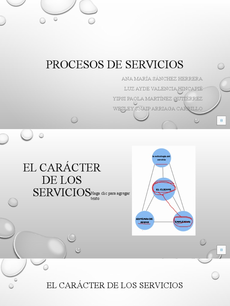 Presentacion Proceso de Servicios | PDF | Business
