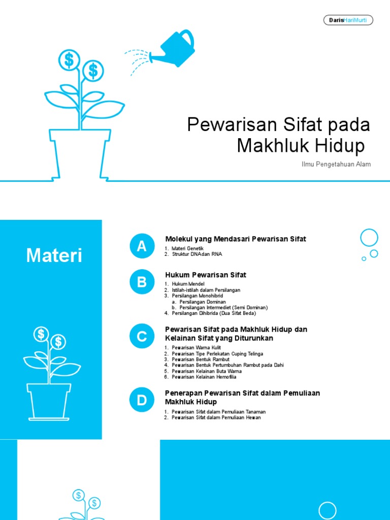 Pewarisan Sifat Pada Makhluk Hidup | PDF