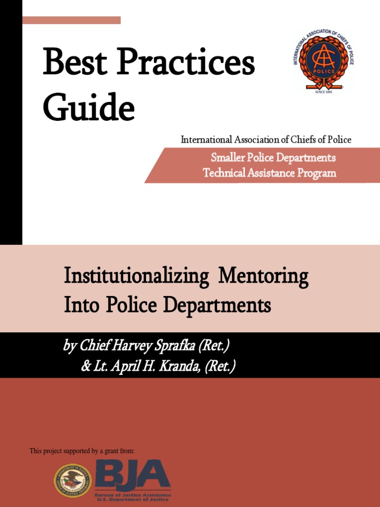 Mentoring Best Practices for Police Departments | PDF | Mentorship | Goal