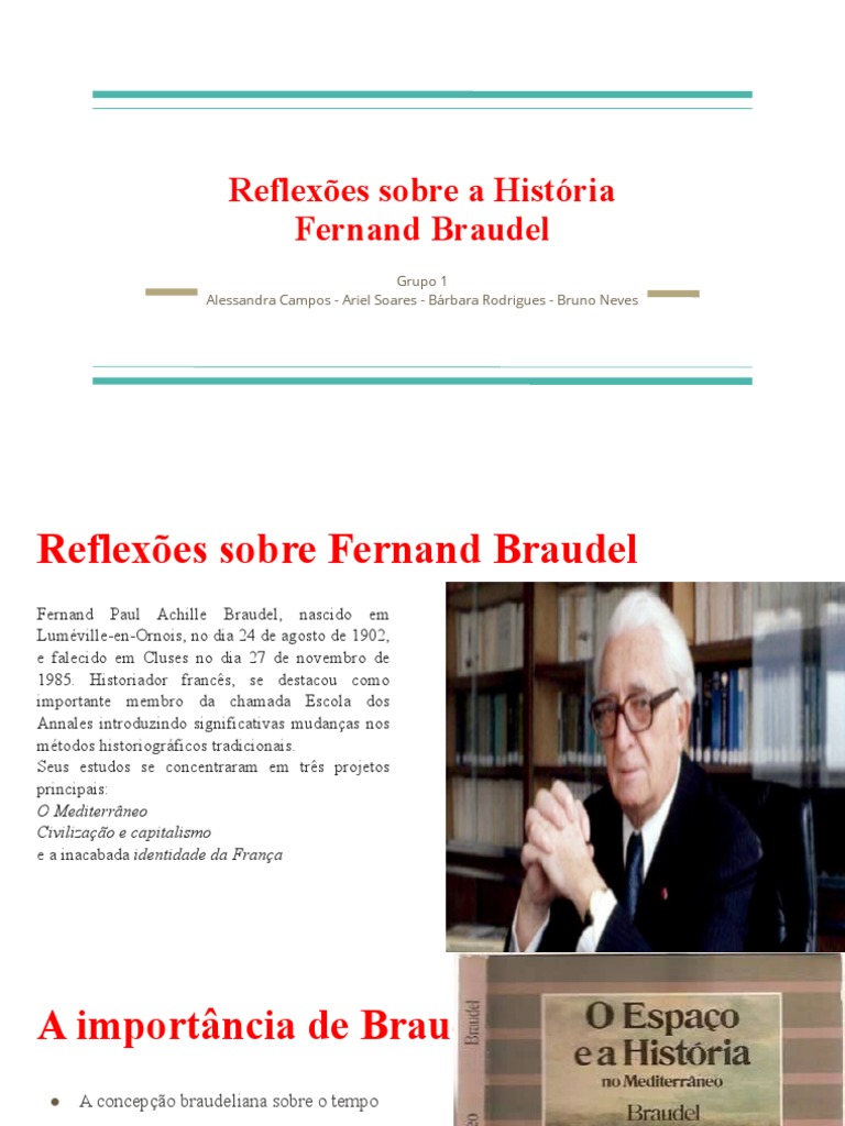 Reflexões sobre Fernand Braudel | PDF | Science