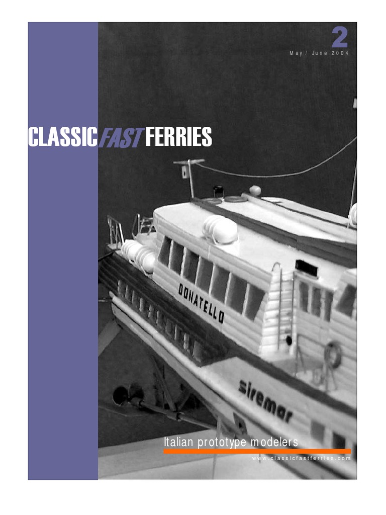 Classic Ferries: Italian Prototype Modelers | PDF | Ships | Water Transport