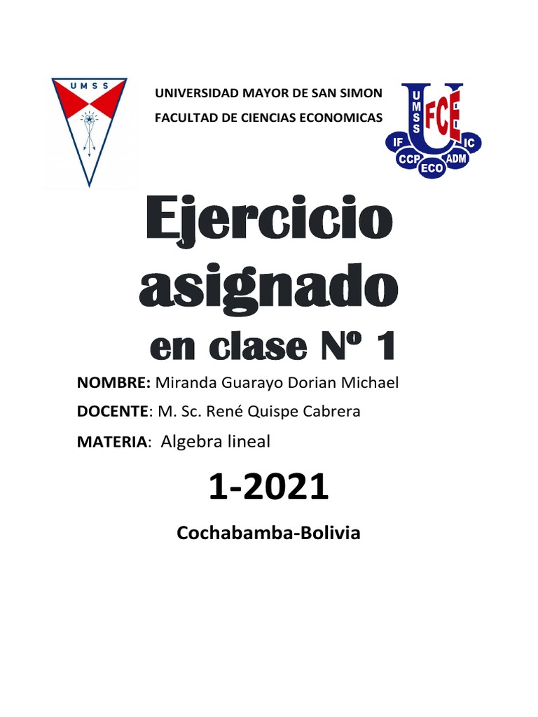 dataPRACTICA 2 ALGEBRA LINEAL | PDF