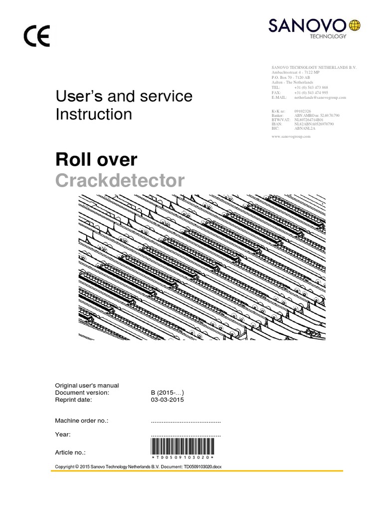User Manuals Roll Over Crack Detector | PDF | Sensor | Touchscreen