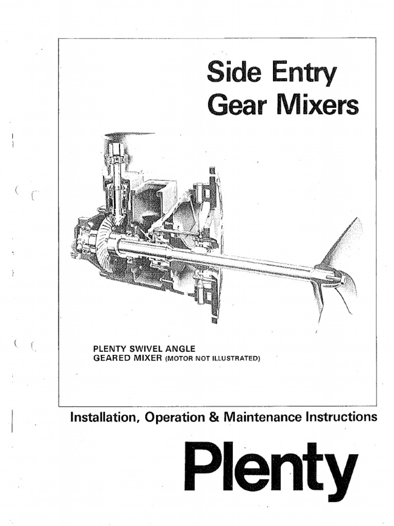 Agitadores Plenty | PDF | Propeller | Valve