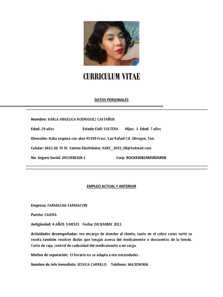 Curriculim Karla | PDF