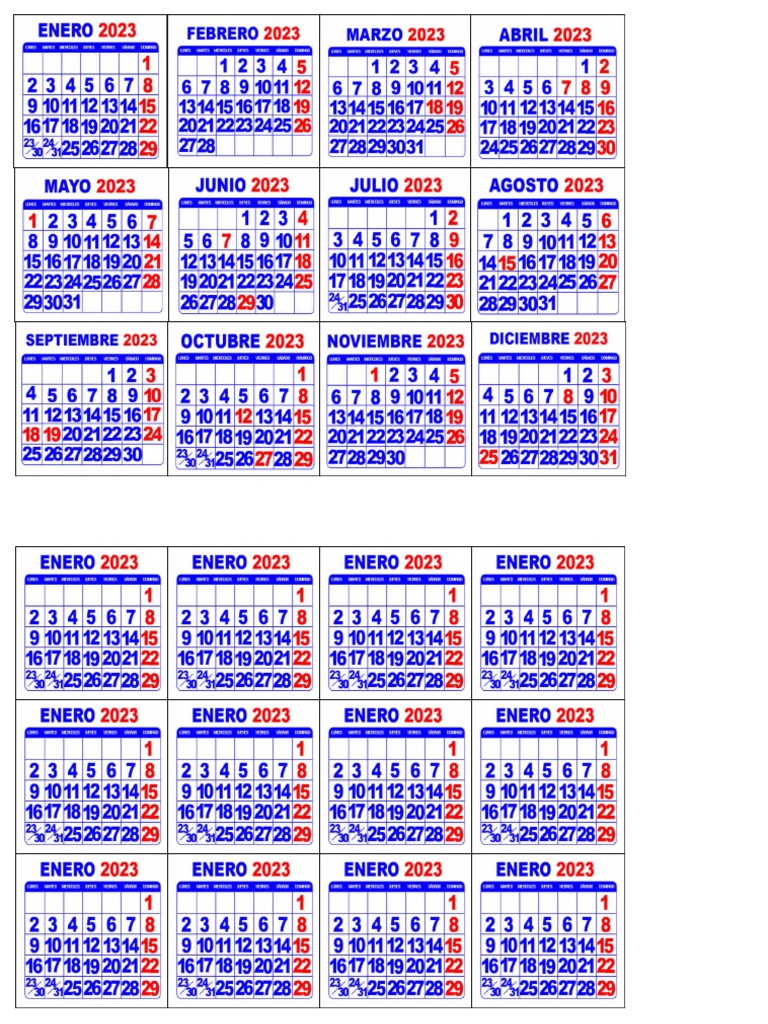 Mini Calendario | PDF