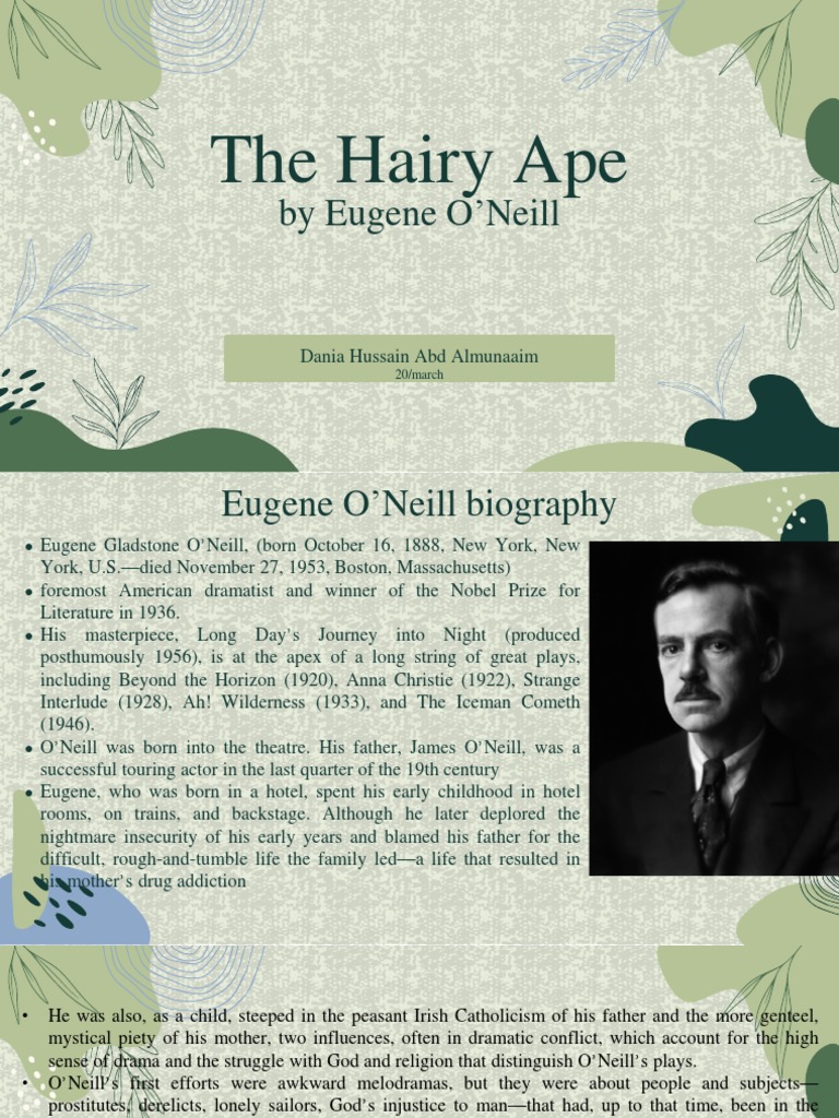 The Hairy Ape: by Eugene O'Neill | PDF | Eugene O'neill | Expressionism