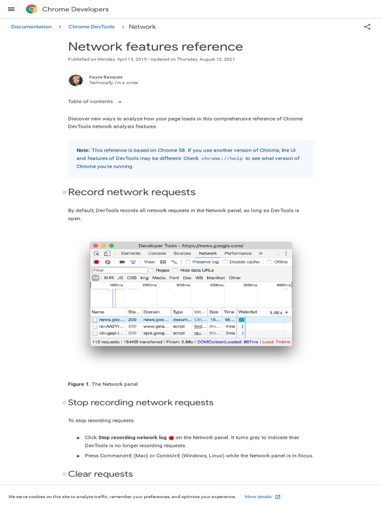 Network Features Reference | PDF | Http Cookie | Hypertext Transfer Protocol