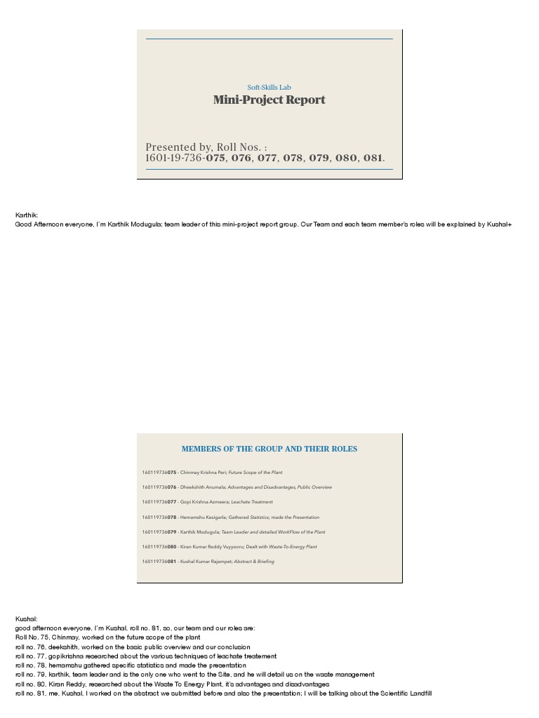 SS Project Report For Major Project | PDF | Power Station | Municipal ...