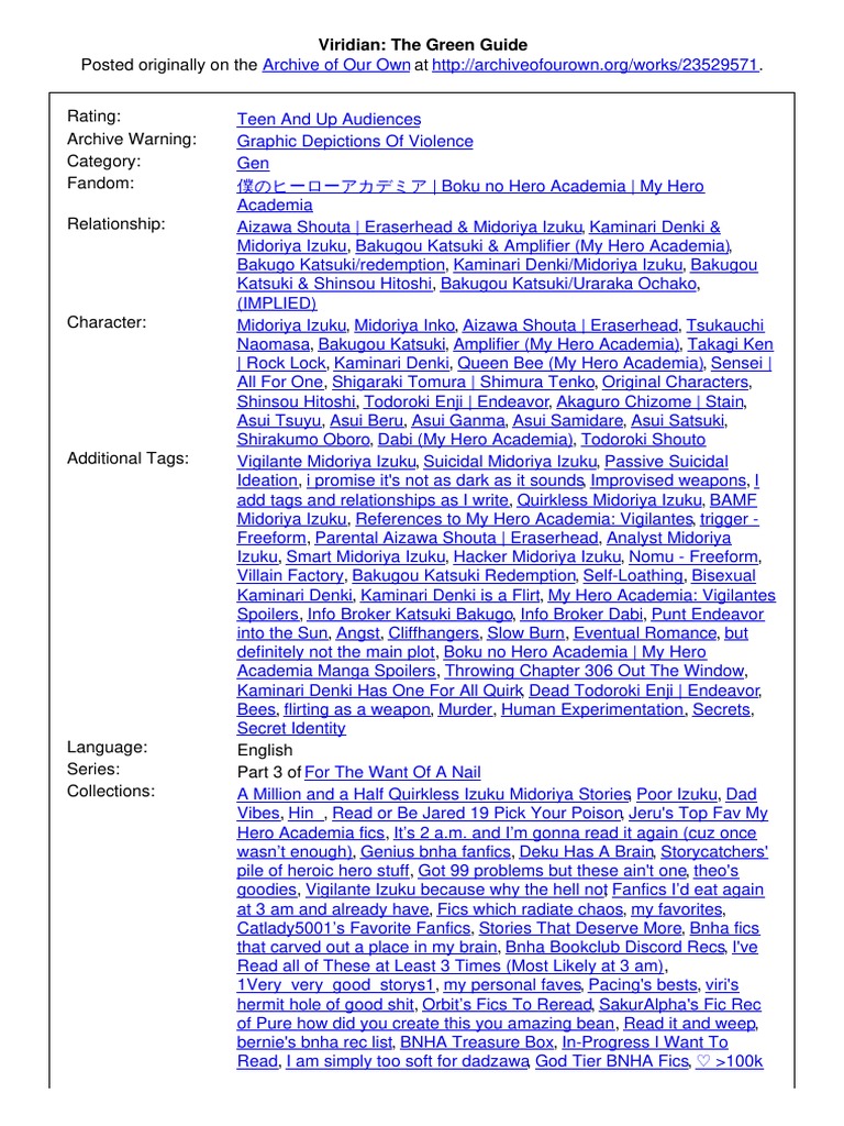 Viridian The Green Guide | PDF