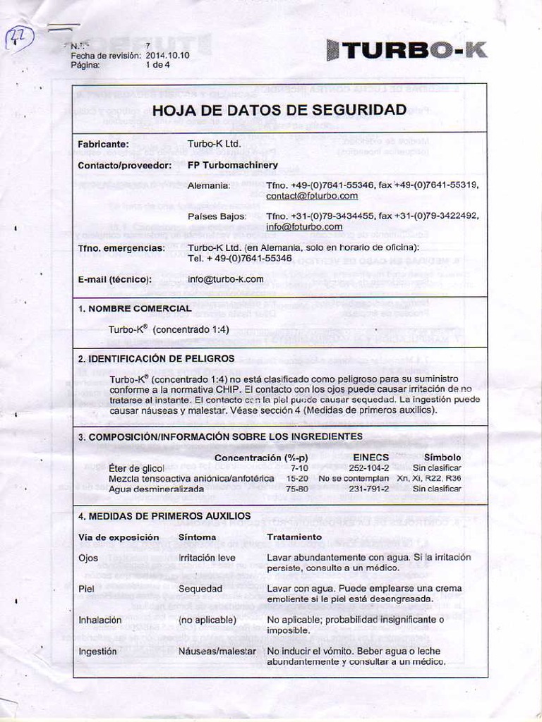 Desengrasante 027 | PDF