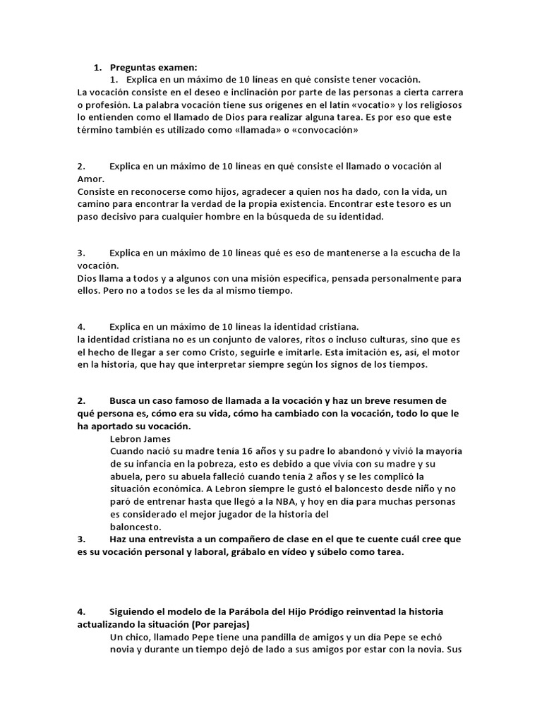 Trabajo Reli | PDF | Amor