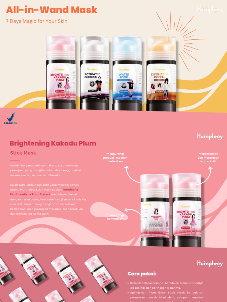 Stick Mask - Product Knowledge | PDF | Memasak, Makanan, & Anggur ...