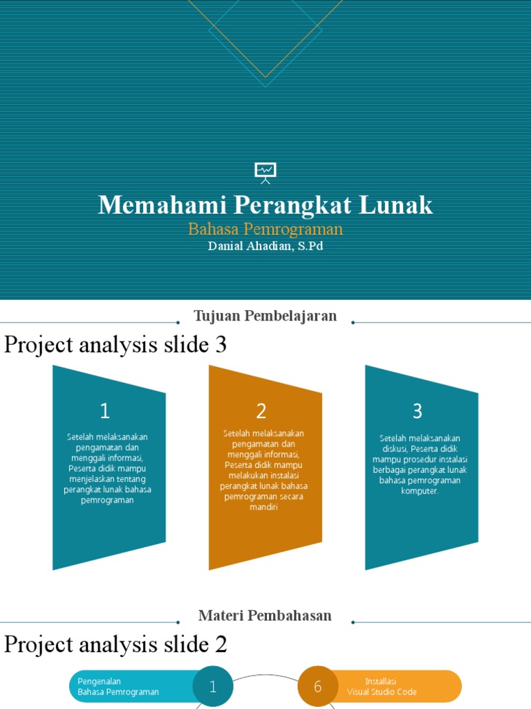 3.2 Memahami Perangkat Lunak. Pengenalan Bahasa Pemrograman | PDF