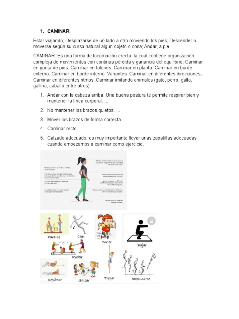 Técnicas y Beneficios de Caminar | PDF