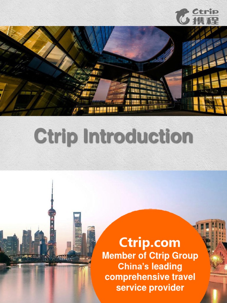 Ctrip Introduction Kate | PDF | We Chat | China
