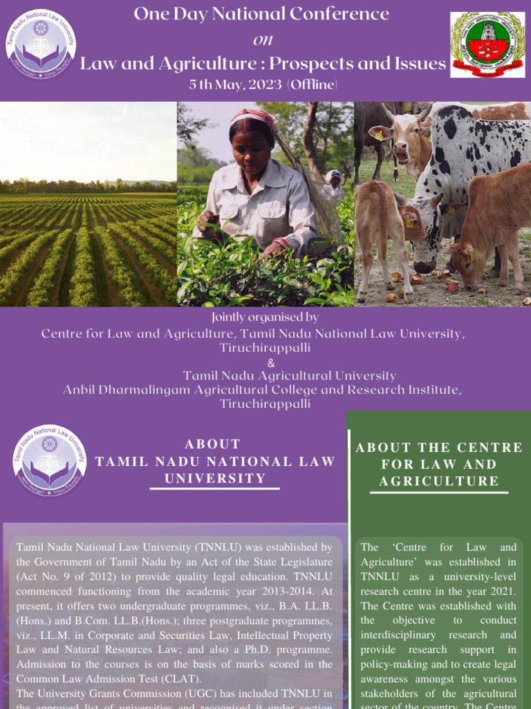 14 Brochure National-Conference | PDF | Agriculture | Economies